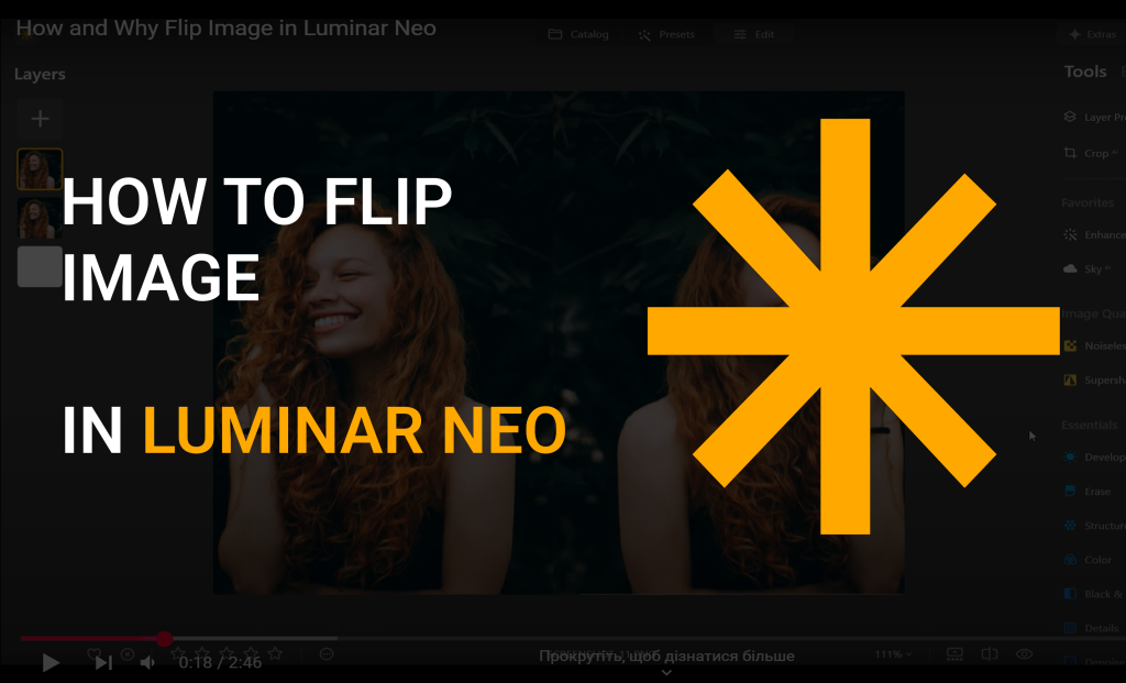 Mirror Image Online – Flip Photos Instantly with Luminar Neo