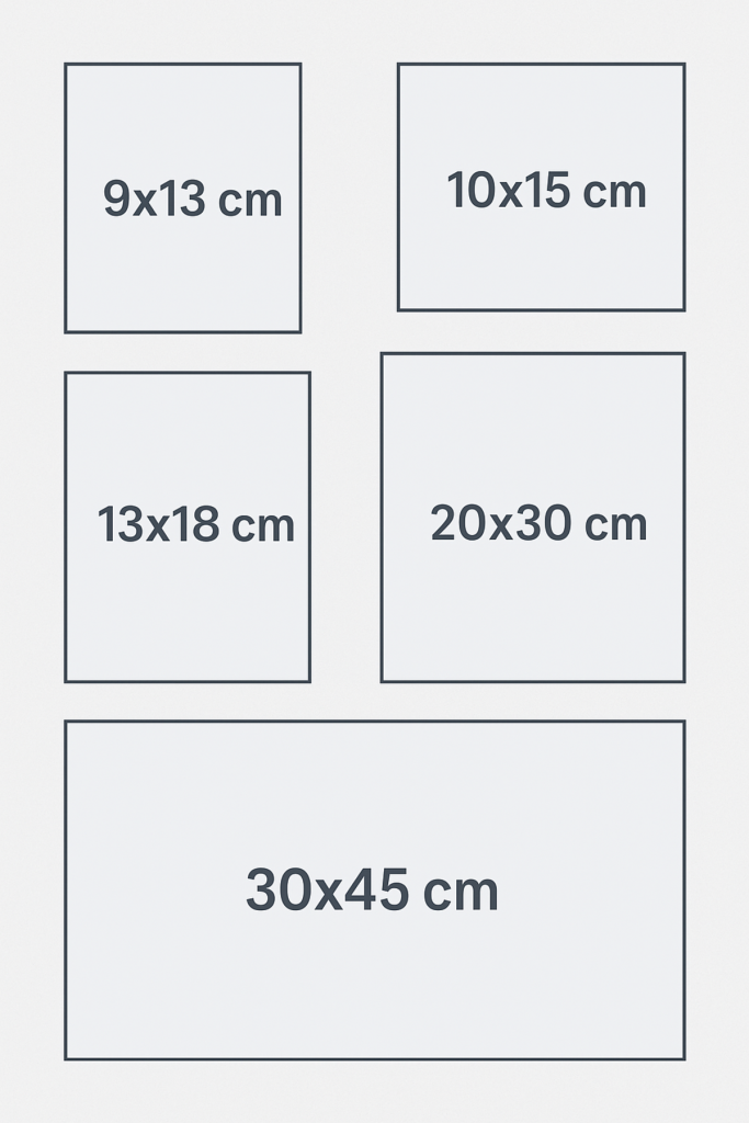 Normale fotogröße: Was ist die standard fotoformate?